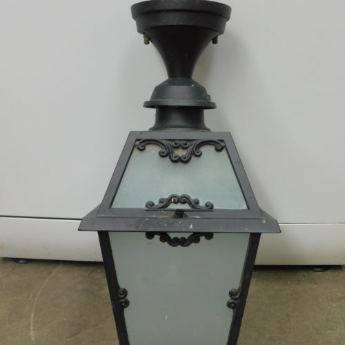 Traditional Black and Glass Coach Light Ceiling Mounted, 5s – Sell4You ...