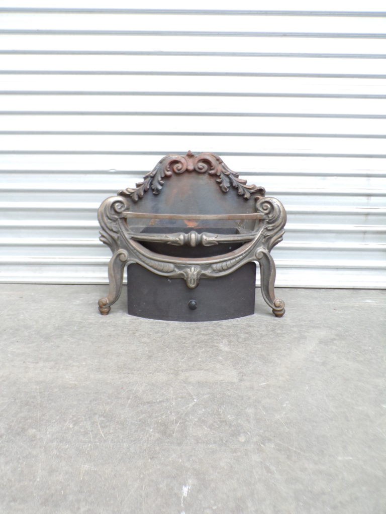 French Renaissance Cast Iron Fireplace Basket Grate, 8p – Sell4You The ...